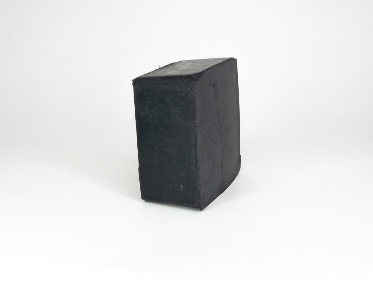 CAP SQ RUBBER BLK